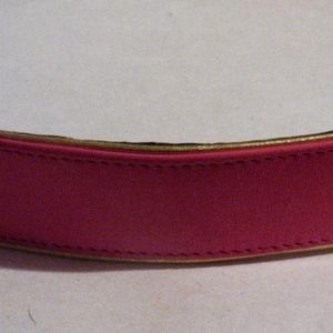 Emanuel Ungaro | Accessories | Emanuel Ungaro Hot Pink Leather Gold ...